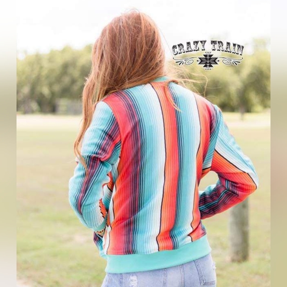 Crazy Train | Jackets & Coats | Crazy Train Orange Serape Western ...